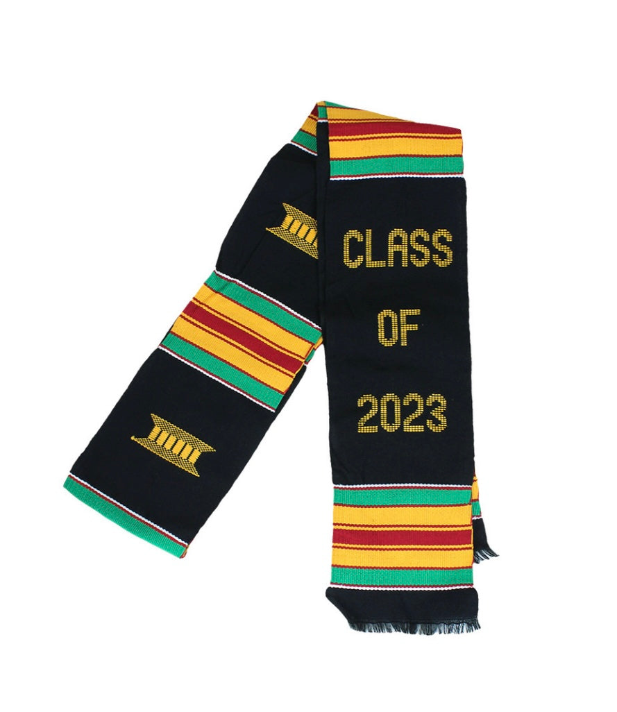 Graduation Kente Sash, Class of 2023 – Lola's African Apparel